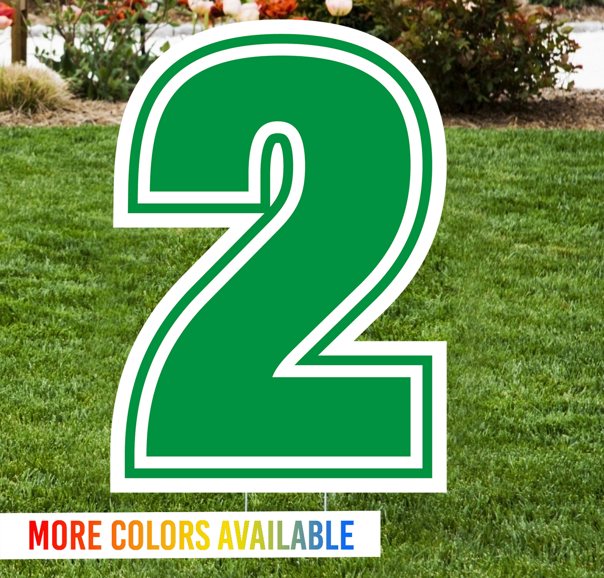 Lawn Sign Individual Numbers– Impress Prints